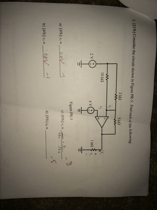 Use Of Superposition To Find The Voltage V0 In The 