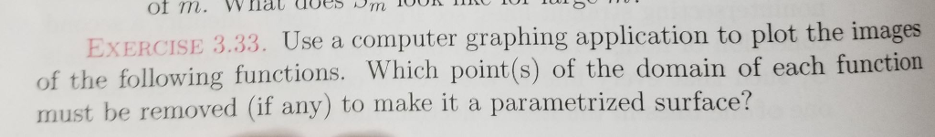 EXERCISE 3.33. Use a computer graphing application to | Chegg.com
