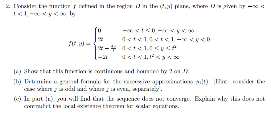 Solved Consider the function f defined in the region D in | Chegg.com