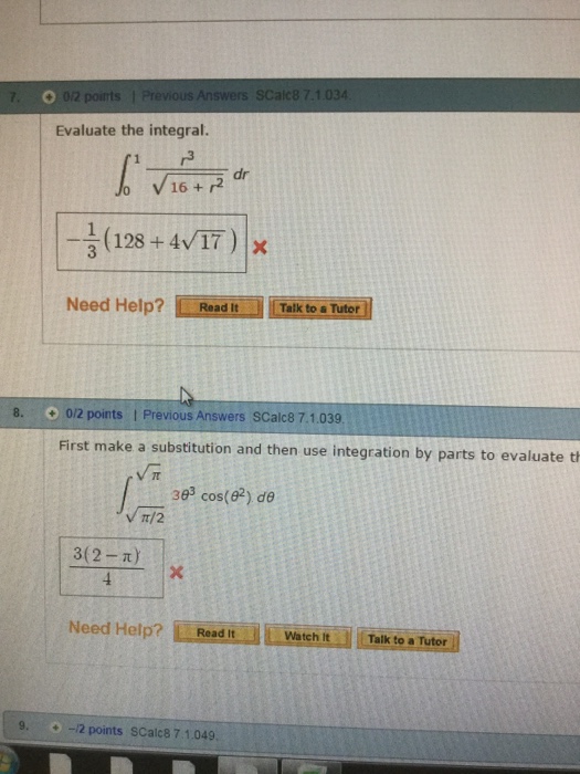 Solved Evaluate the integral. Integral^1_0 r^3/squareroot | Chegg.com