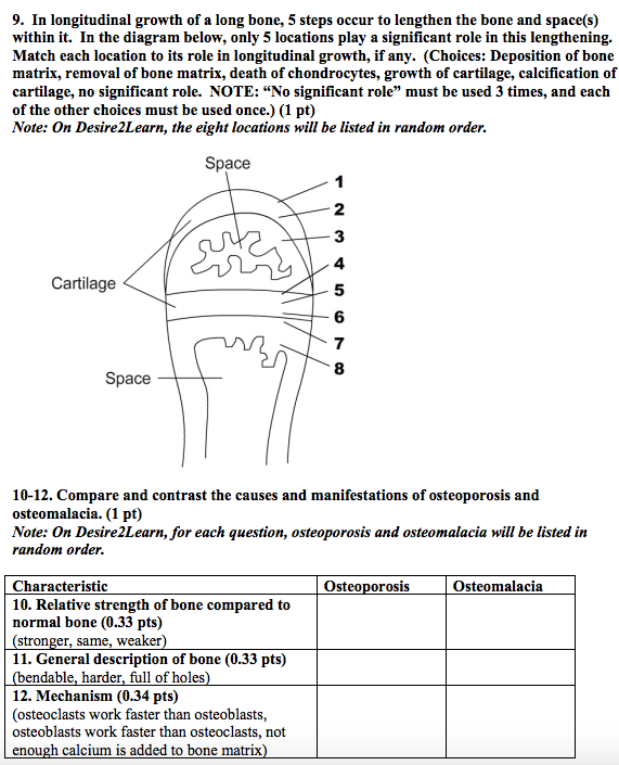 Solved In longitudinal growth of a long bone, 5 steps occur | Chegg.com