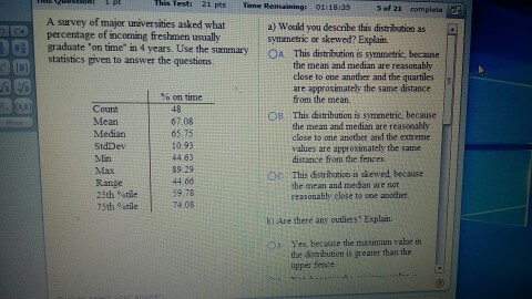 Solved A survey of major universities asked what percentage | Chegg.com