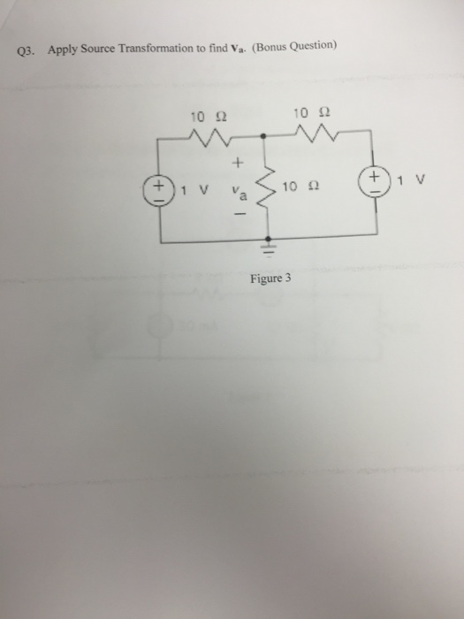 Solved Apply Source Transformation to find V_a. | Chegg.com