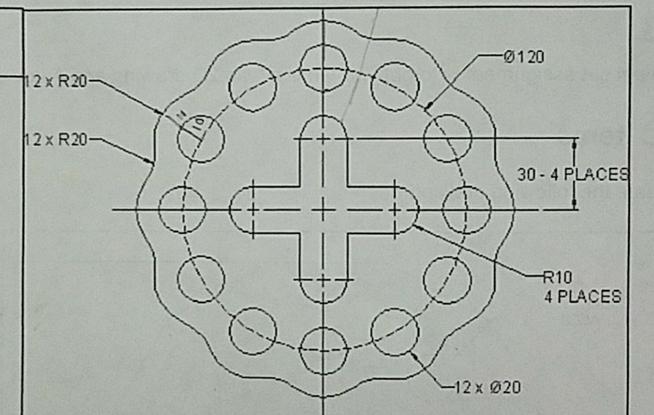 Solved Problem in AutoCad. I have every component finished | Chegg.com