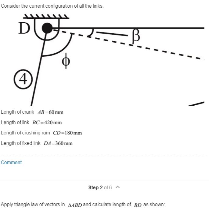 Solved Analytically Determine The Angular Displacement Of