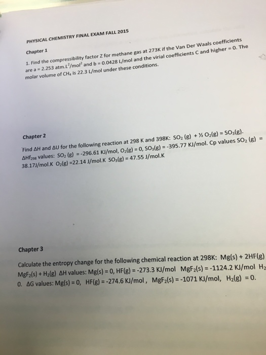 Solved Find the compressibility factor Z for methane gas at | Chegg.com
