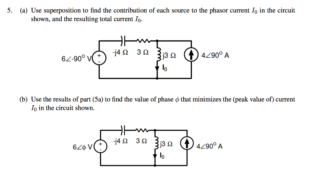 Solved (a) Use superposition to find the contribution of | Chegg.com