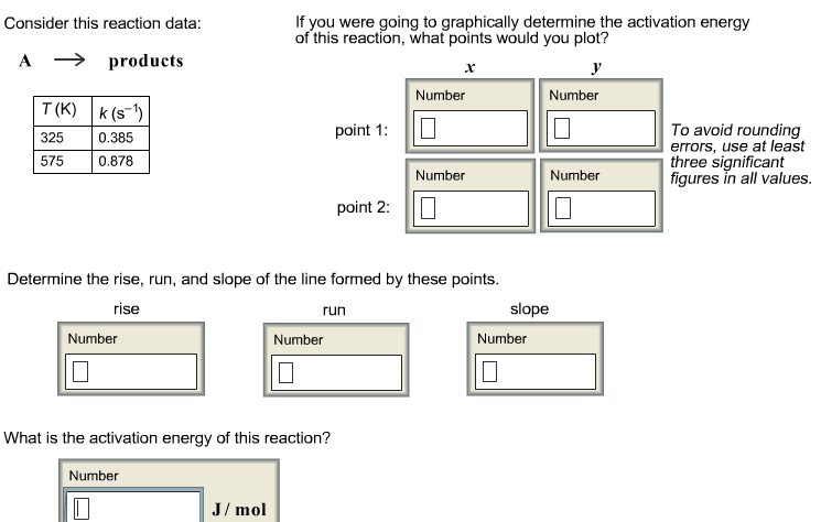 Consider This Reaction Data: A Rightarrow Products... | Chegg.com Consider This Reaction Data: A Rightarrow Products... | Chegg.com