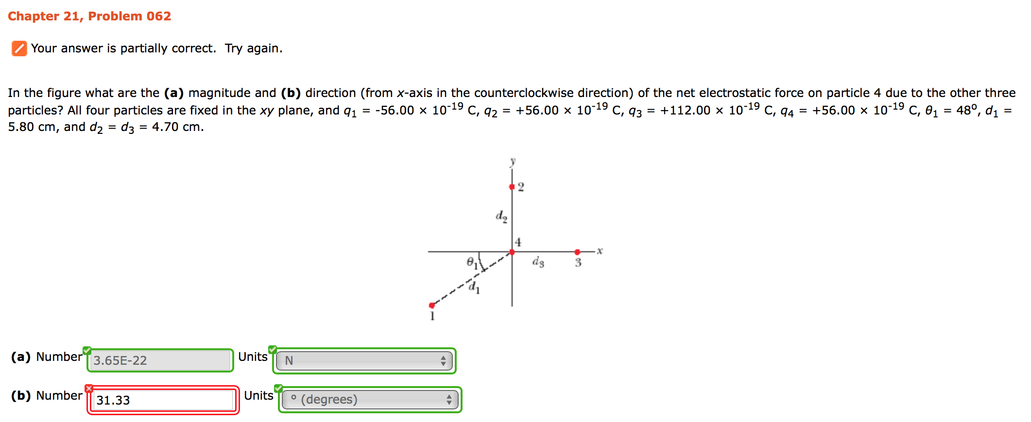 Solved Your Answer Is Partially Correct Try Again In The