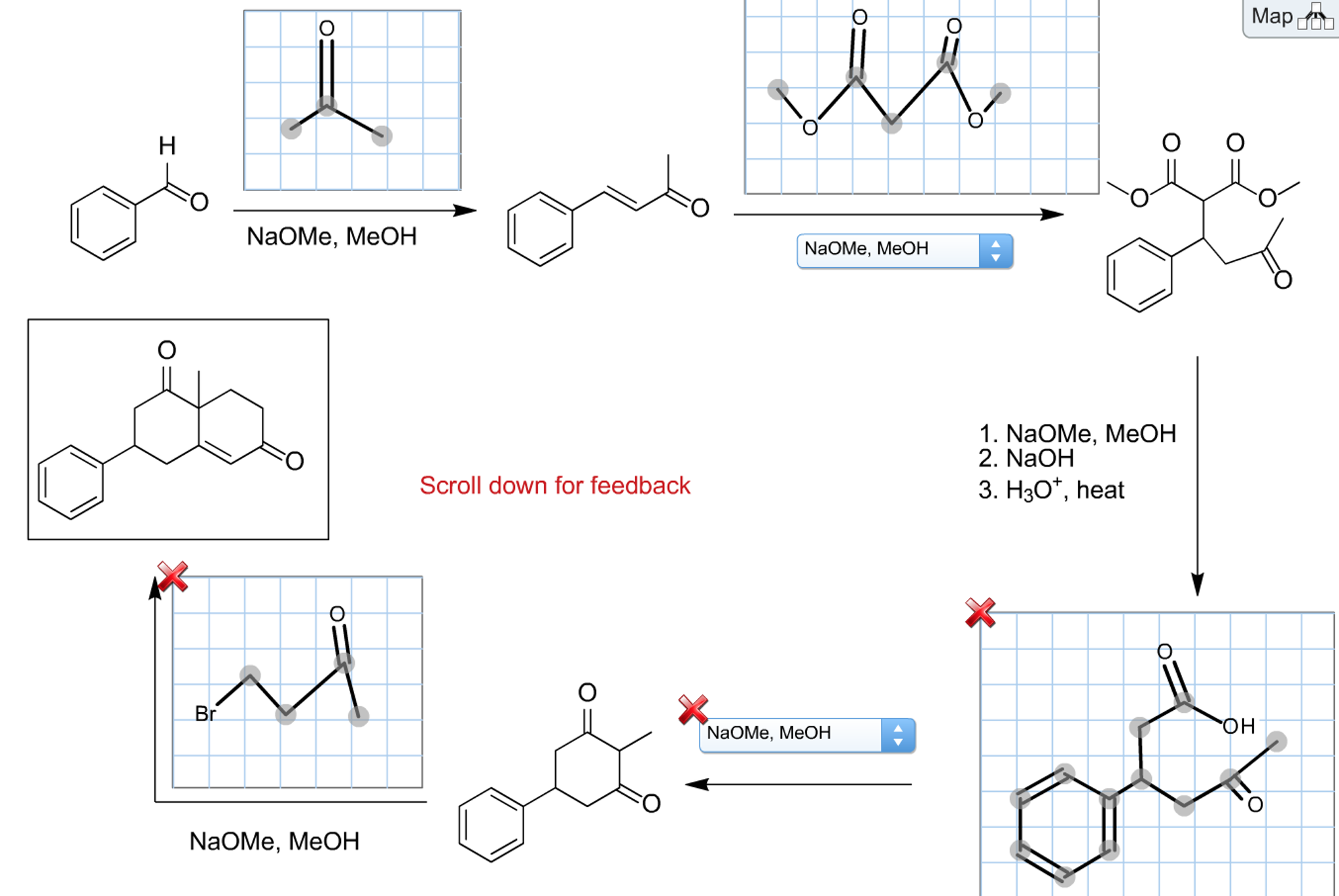 Solved Need the correct structures for the bottom two boxes, | Chegg.com