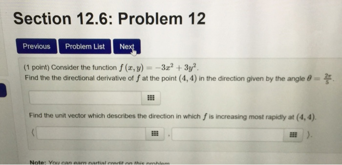 Solved Consider The Function F X Y 3x2 3y2 Find The
