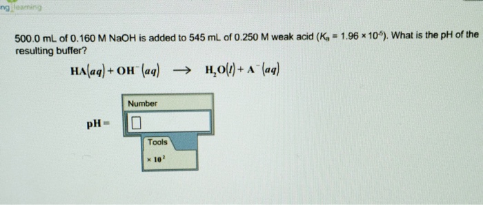 Solved Calculate the pH at the equivalence point for the | Chegg.com