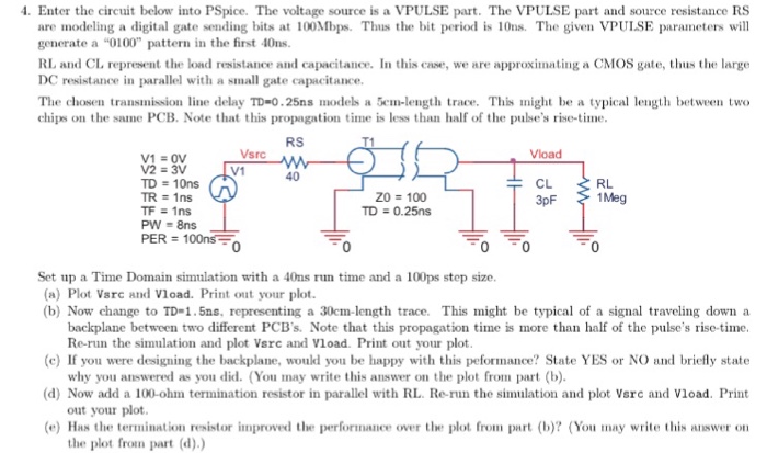 Enter the circuit below into PSpice. The voltage | Chegg.com Enter the circuit below into PSpice. The voltage | Chegg.com