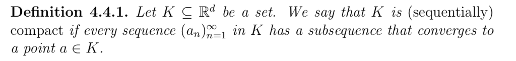 Solved 1. Let Ai,...,Ad CR be compact sets. Using Definition | Chegg.com