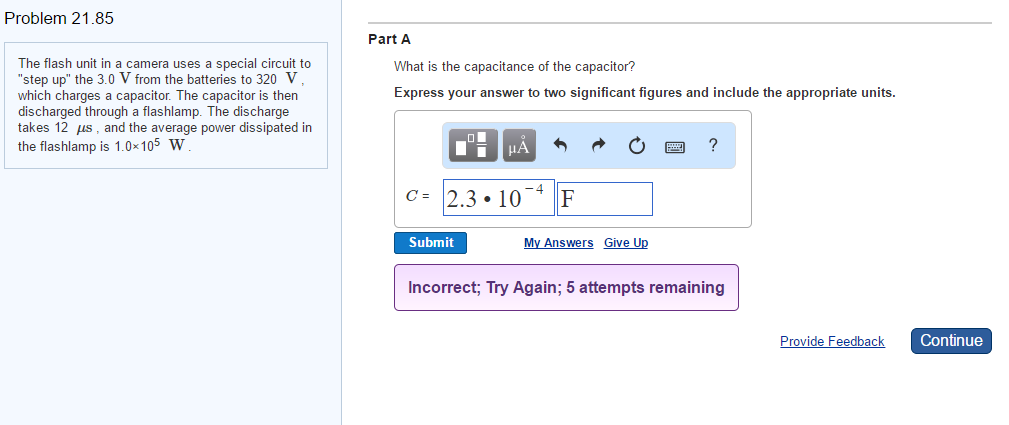 Solved The flash unit in a camera uses a special circuit to | Chegg.com