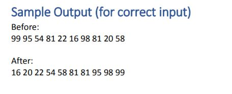 Solved A BucketSort Overview Not all sorting algorithms are | Chegg.com