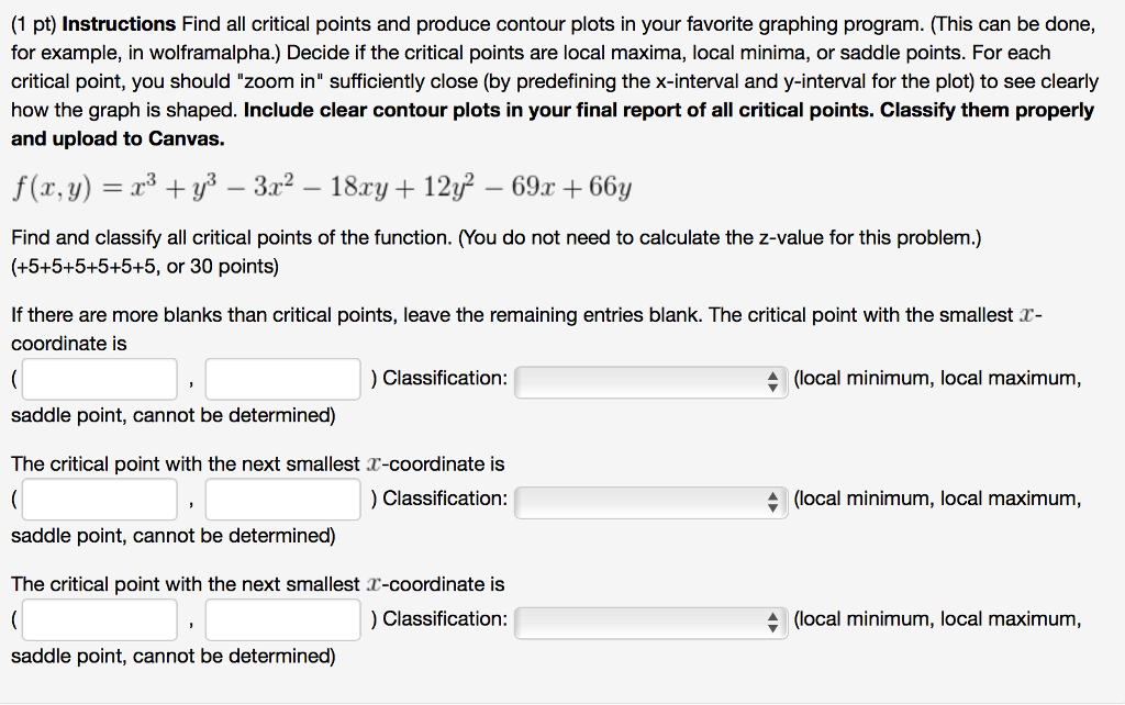 Solved f(x, y) = x^3 + y^3 - 3x^2 - 18xy + 12y^2 - 69x + 66y | Chegg.com