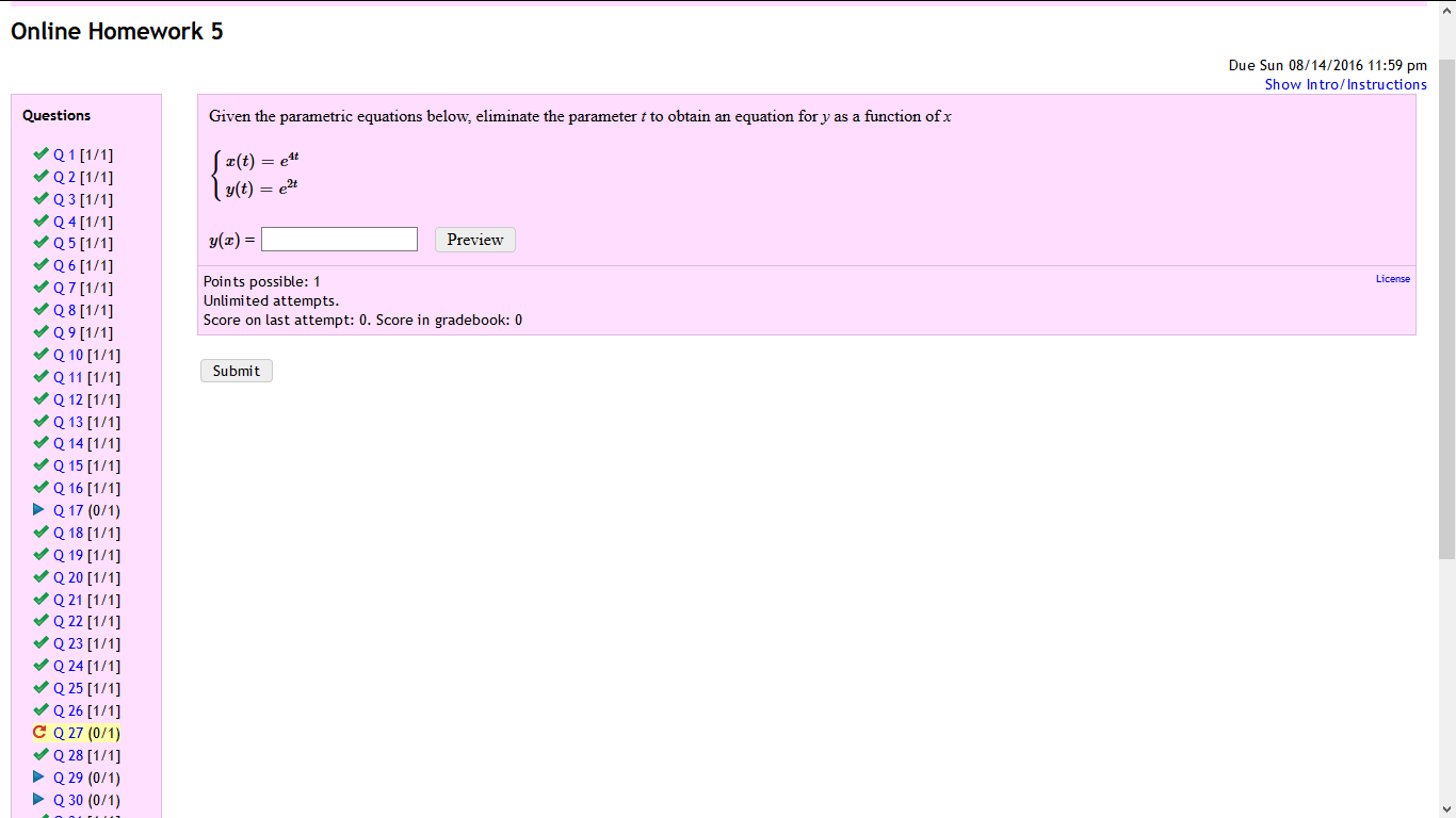Solved Given the parametric equations below, eliminate the | Chegg.com Solved Given the parametric equations below, eliminate the | Chegg.com