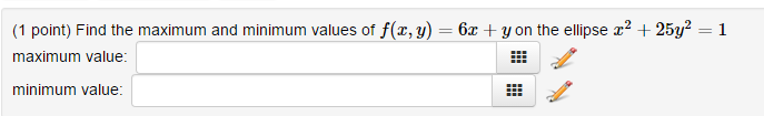 Solved Find the maximum and minimum values of f(x, y) = 6x + | Chegg.com