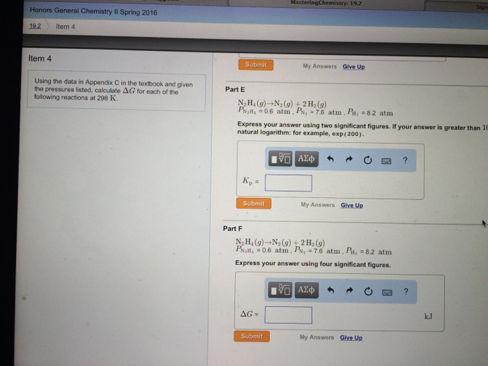 Solved Using The Data In Appendix C In The Textbook And G