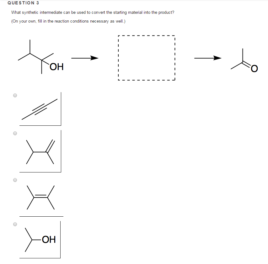 Solved What synthetic intermediate can be used to convert | Chegg.com