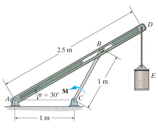 Solved Determine the magnitude of the couple moment M | Chegg.com