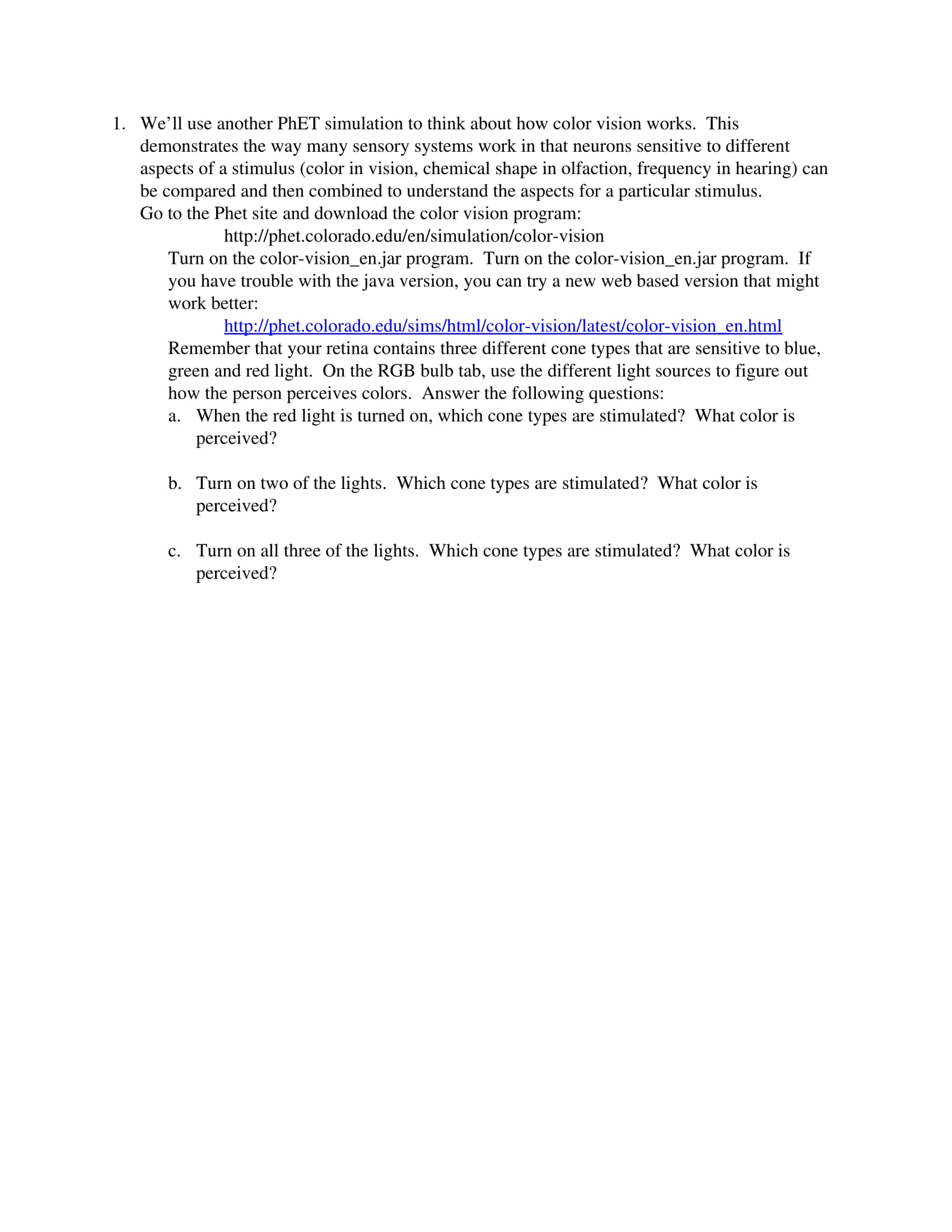 Solved We'll use another PhET simulation to think about how | Chegg.com