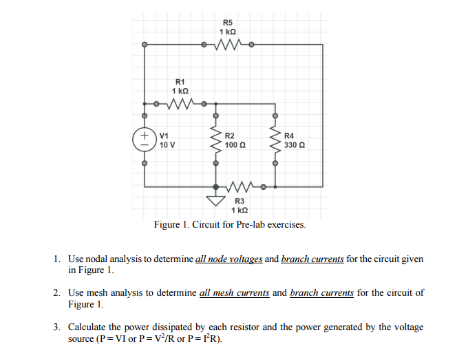 Solved Use nodal analysis to determine all node voltages and | Chegg.com