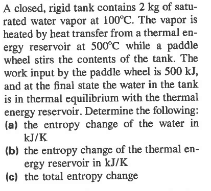 Solved A closed, rigid tank contains 2 kg of saturated water | Chegg.com