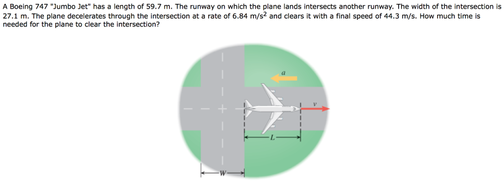 Solved A Boeing 747 "Jumbo Jet" has a length of 59.7 m. The | Chegg.com