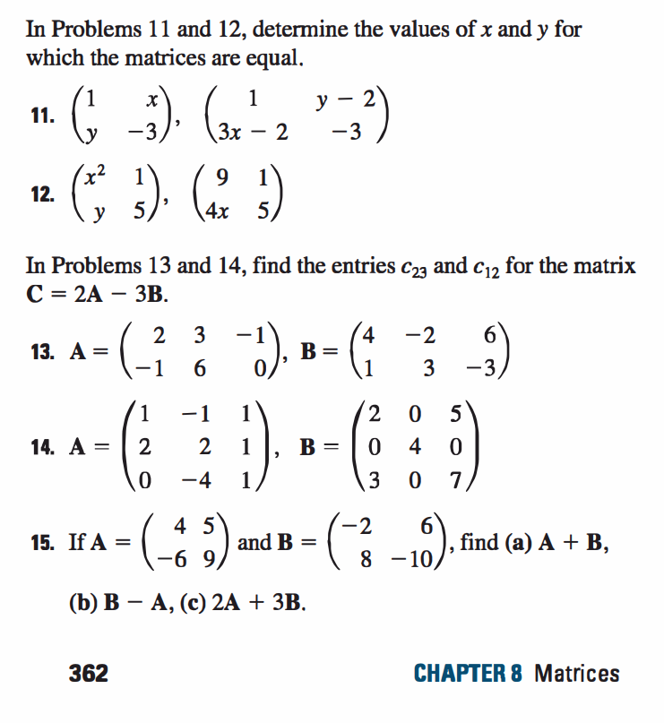 Solved In Problems 11 And 12 Determine The Values Of X And