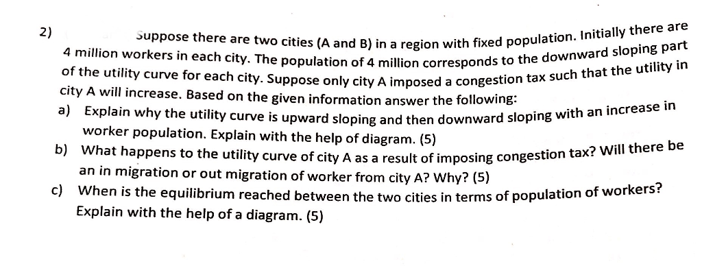 Solved 2) on with fixed population. Initially there are or 4 | Chegg.com