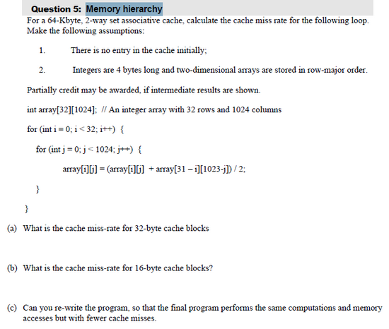 Solved For a 64-Kbyte. 2-way set associative cache, | Chegg.com