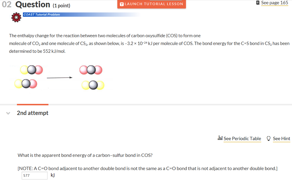 Solved 02 Question (1 point) See page 165 TLAUNCH TUTORIAL | Chegg.com