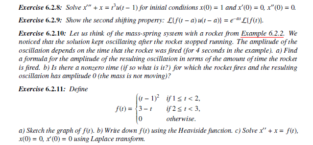 Solved Using The Heaviside Function Write Down The Piecewise 4075