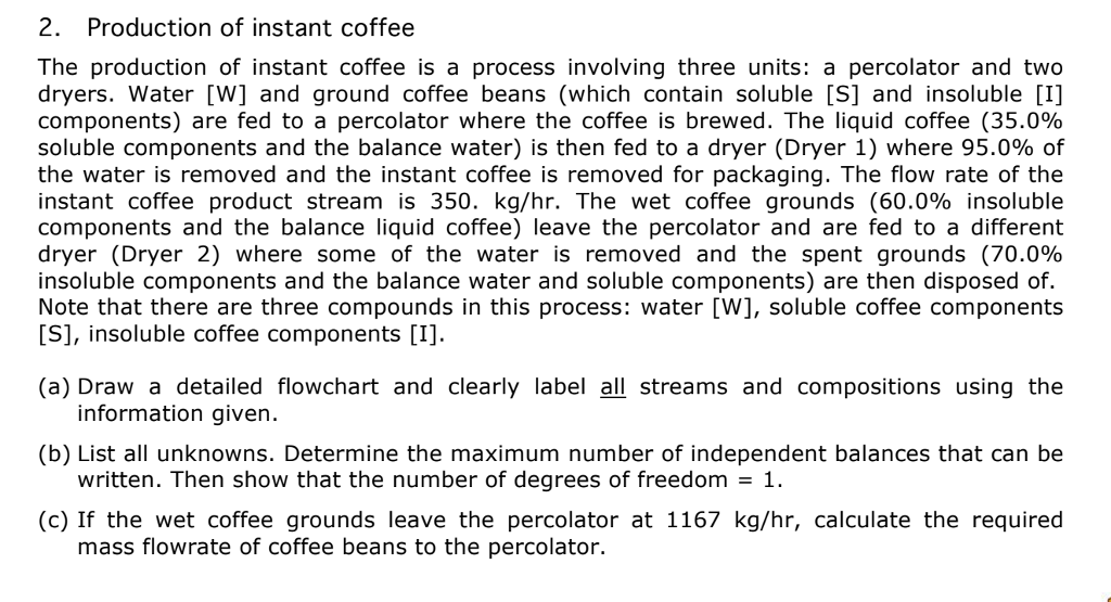 Instant Coffee Process Description at Geri Hodge blog