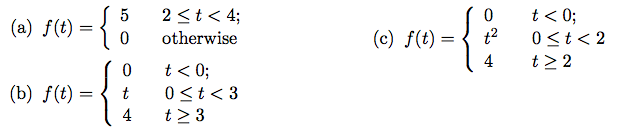 Solved Use the Heaviside function to concisely write each | Chegg.com