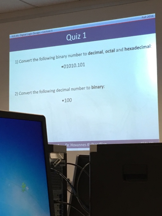 Solved Convert the following binary number to decimal, octal | Chegg.com