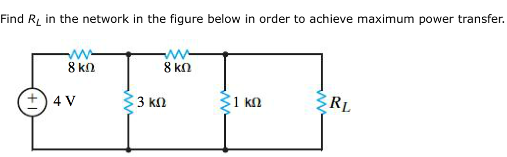 Solved Find RL in the network in the figure below in order | Chegg.com