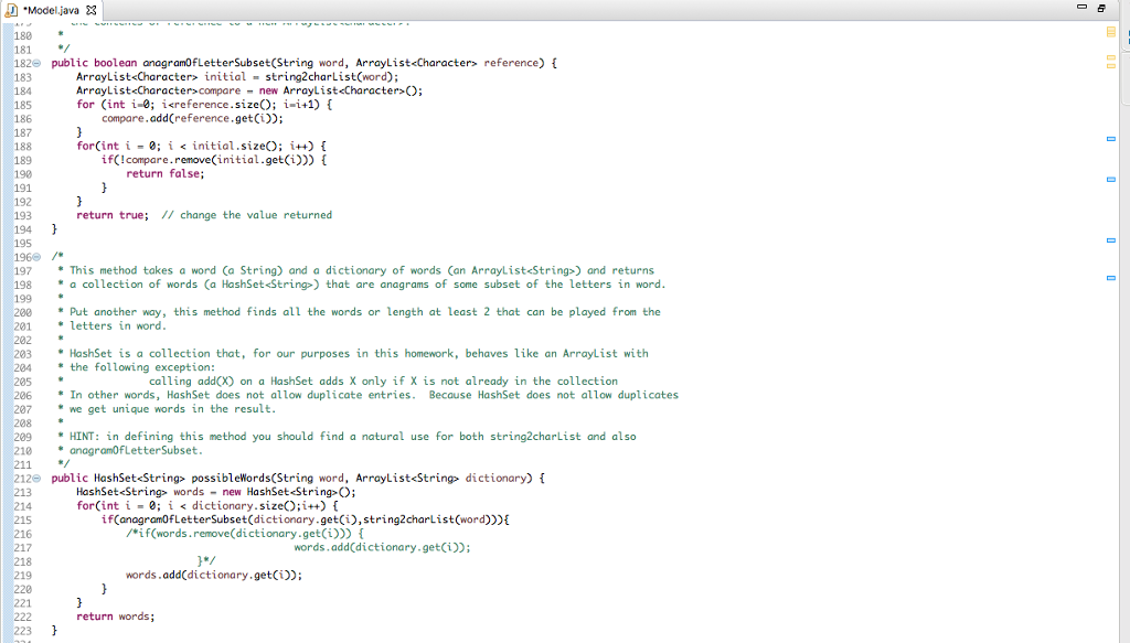 "Model.java 1 package code; 3e import java . io. | Chegg.com