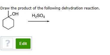 Solved Draw the product of the following dehydration | Chegg.com