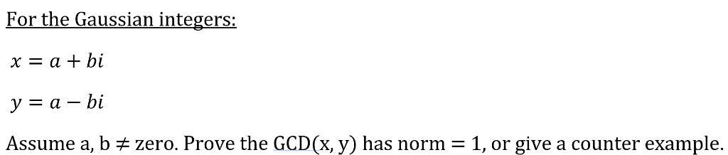 Solved This is NUMBER THEORY problem involving a GCD proof | Chegg.com