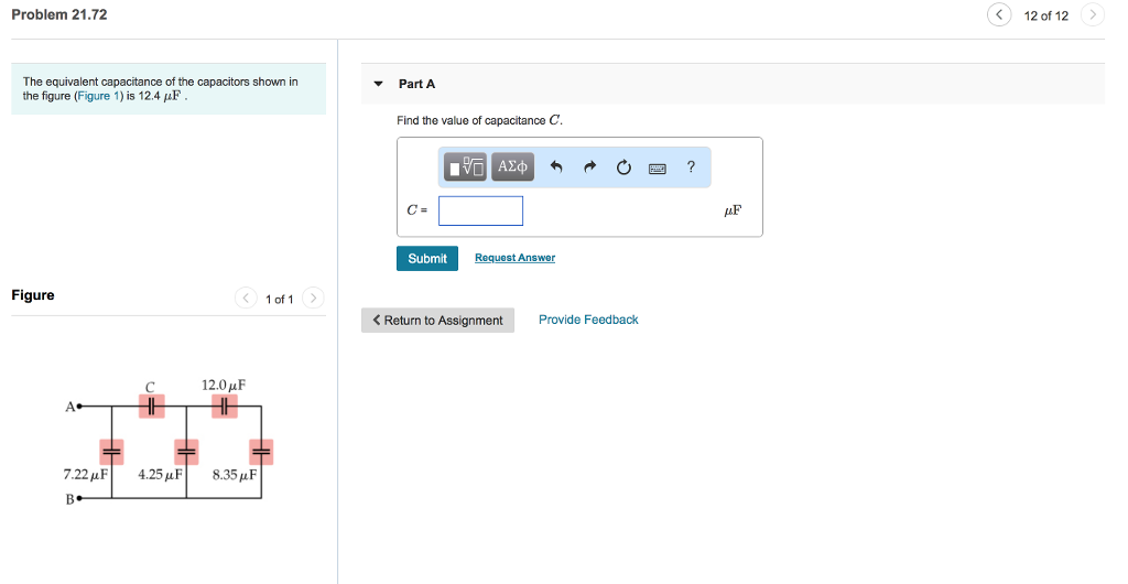 Solved Problem 21.72 :? 12 of 12 > The equivalent | Chegg.com