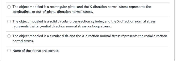 Solved A structure is modeled in ANSYS Workbench using a 2D | Chegg.com