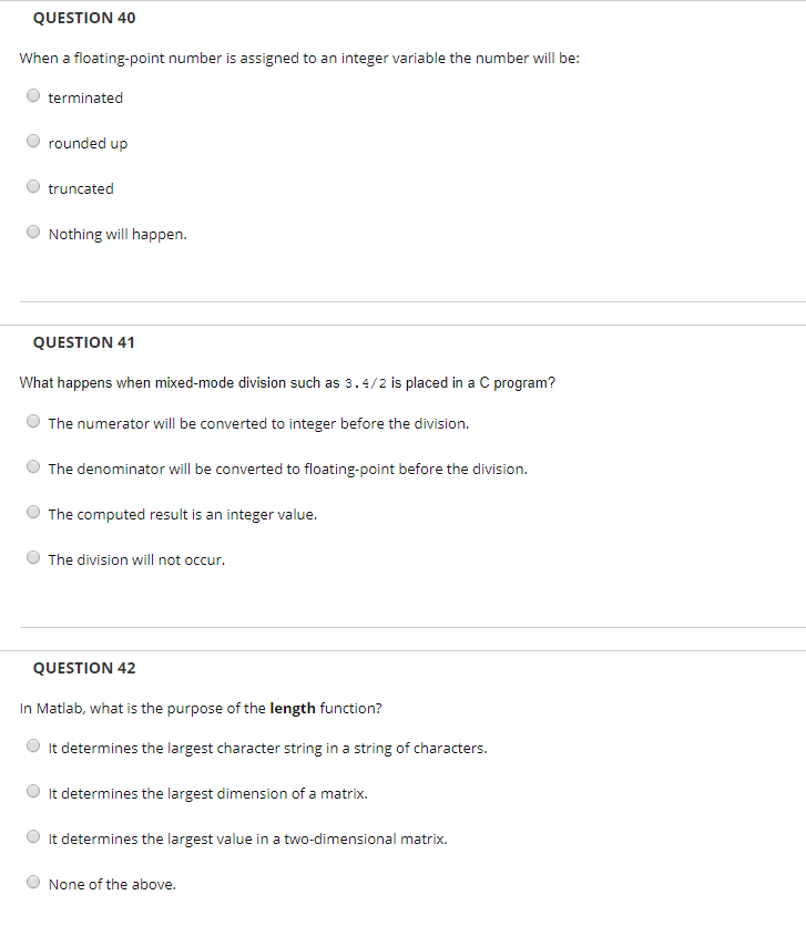 Solved Question 37 Examine The Following C Programming Line 