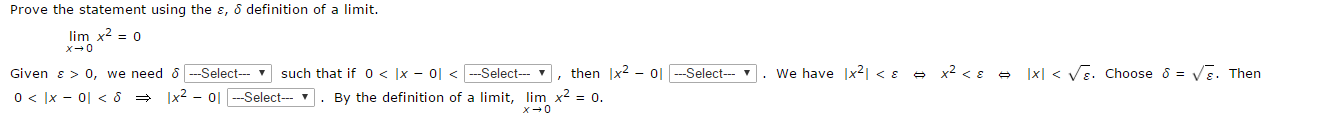 Solved Prove the statement using the epsilon, delta | Chegg.com