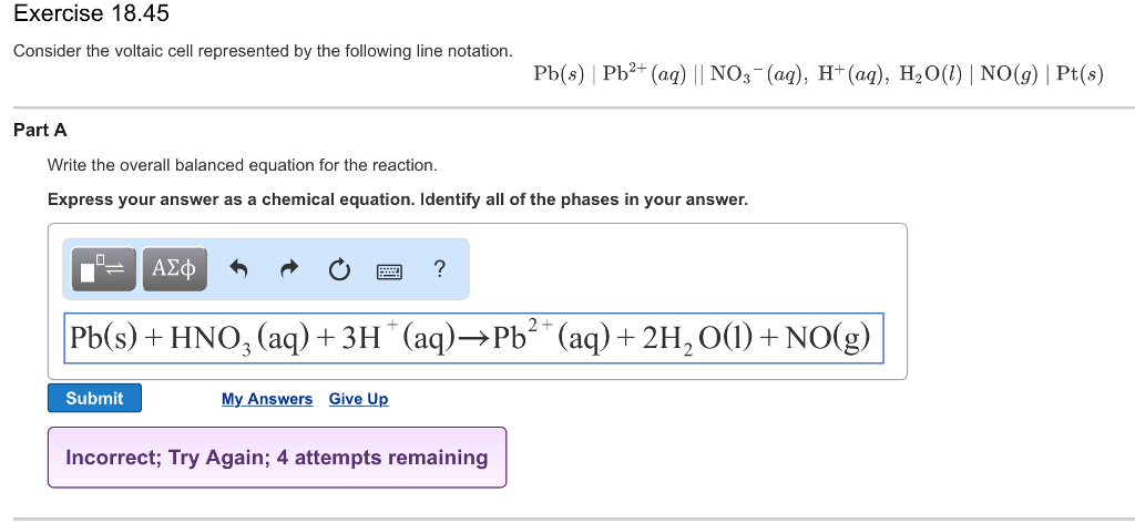 Solved Consider the voltaic cell represented by the | Chegg.com