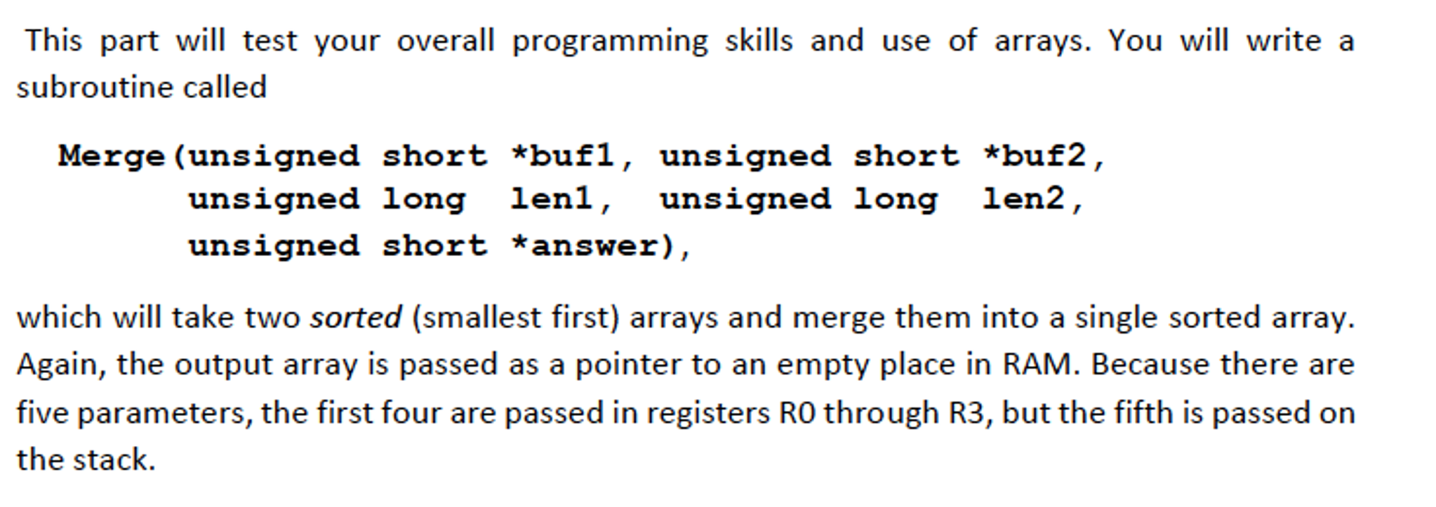 USE ARM 7 ASSEMBLY LANGUAGE SHOW COMPLETE CODE IN ARM | Chegg.com