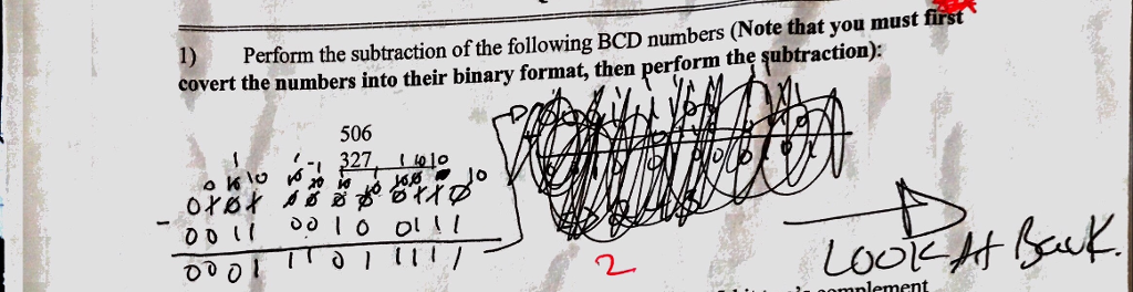 Solved Perform the subtraction of the following BCD numbers | Chegg.com Solved Perform the subtraction of the following BCD numbers | Chegg.com