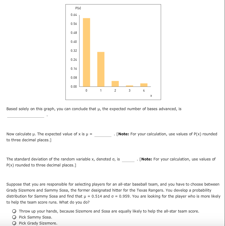Solved 2. Expected value and variance of a discrete random | Chegg.com